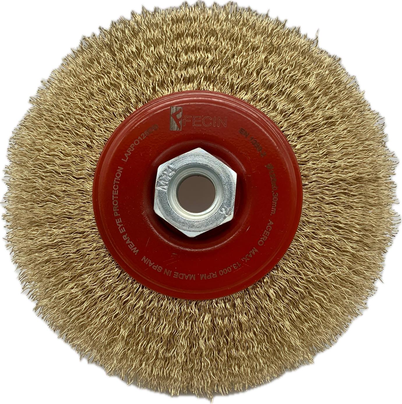 Cepillo Plano Ondulado 125mm Acero Latonado M-14 | Makpoint.es